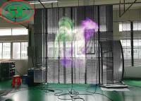China P3.91 Indoor Transparent LED Display Screen 1000cd/m2 Brightness 32768 Pixels for Advertising for sale