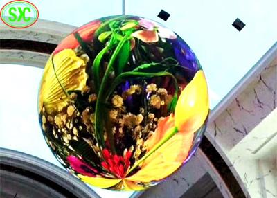 China P4 Indoor LED Ball Screen Display - 1.2m Diameter, 62,500 Pixels/m², 2,500 cd/m² Brightness for sale