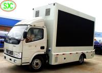 China Outdoor Full Color P10 Mobile Truck LED Display 10000 Pixels 7000cd Brightness for sale