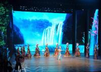 China Full Color P3.91 Transparent LED Screen 3840Hz Refresh Rate 1000x500mm for Stage for sale