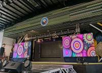 China P8 Outdoor Full Color LED Display 15625 Pixels per sqm 7500cd Brightness for Advertising for sale