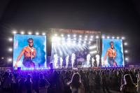 China Outdoor Full Color LED Display P12 7500cd High Brightness Rental Module Curve Screen Square for sale