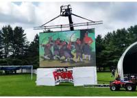 China P20 Outdoor Waterproof LED Display Screen 320x160mm Die-Cast Aluminum Video Wall for Advertising for sale