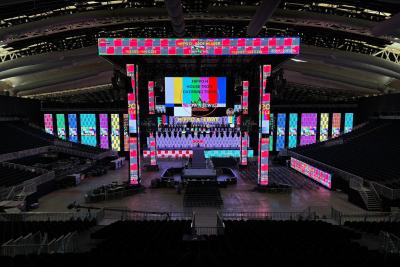 China P2.5 Indoor Full Color LED Display 160000 Pixels/m² for Conference Room for sale