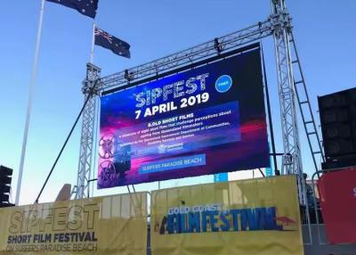 China P3.91 Outdoor LED Display Screen 65410 Dots SMD Full Color Video Wall Panel for sale
