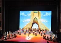 China P8 Outdoor Die-Cast Aluminum LED Screen IP65 Full Color 7500cd Brightness 1/4 Scan for sale