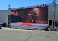 China Suspended Curved Screen Rental/Fixed LED Advertising Display Stage HD Constant Current Drive for sale