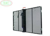 China Hanging LED screens transparent LED display 1000*500MM adjustable brightness for sale