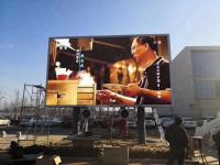 China Outdoor Full Color LED Display P6mm SMD2727 62500 Pixels Iron Steel Cabinet for Stadium Billboard for sale