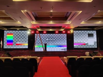 China P4 6mm Outdoor Full Color LED Display Screen SMD2727 Die Cast Aluminum Cabinet 512x512mm for sale