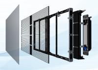 China Easy handing ceiling transparent LED display light weight low consumption for sale