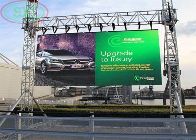 China Rental P6 Outdoor LED Display Board 6500cd Brightness Advertising Screen for Commercial Center for sale