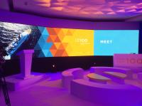 China Indoor SMD 3535 P4 HD Full Color Front Service LED Display 320x160mm Magnetic Modules for sale