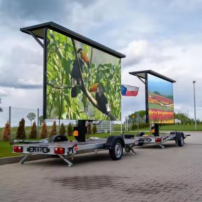 China Canbest Outdoor P6 Mobile Truck LED Display Screen Waterproof Seamless Billboard for Roadshow Advertising for sale