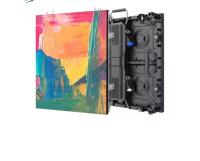 China SMD2121 Full Color LED Screen 2500nits Brightness Die Cast Aluminum Cabinet Hanging Display for sale