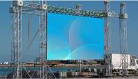 China P4 SMD2121 Standard Suspended LED Display Die Cast Aluminum Cabinet 512x512mm 62500 Pixels for sale