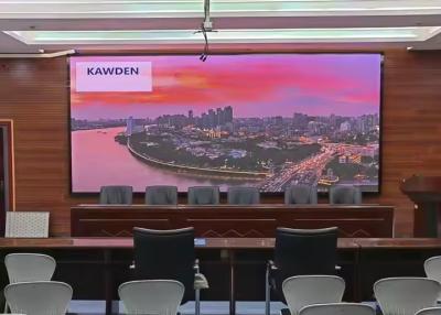 China SMD2121 Full Color LED Screen 2500nits Brightness Die Cast Aluminum Cabinet Hanging Display for sale