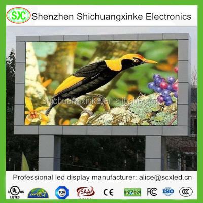 China IP65 Outdoor LED Billboard 6000nits Full Color Digital Message Board P6 P8 P10 for sale