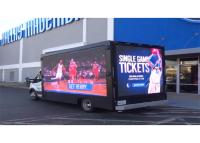 China Three Sides Outdoor Trailer Truck LED Sign Front Maintenance P6 P8 P10 Display for sale