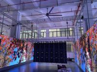 China Indoor Full Color P4 LED Display 62500 pixels per sqm HD Curved Video Wall RGB 3 in 1 for sale
