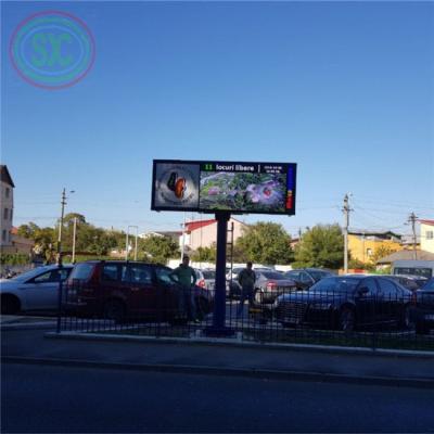 China P6 P8 P10 Outdoor LED Billboard Real Pixel 1R1G1B DC5V Novastar Control System for sale