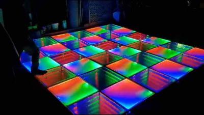 China P3.91 Indoor LED Dance Floor 220V RGB Glowing Lighting Effect 3840Hz Refresh Rate for sale