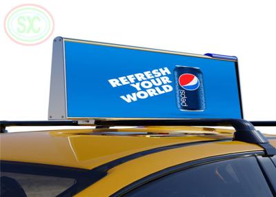 China SCXK P5 Car LED Sign Display 96x32cm DC 5V Asynchronous Control Outdoor for sale