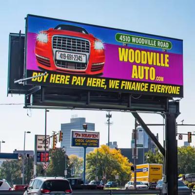 China P10 Outdoor Full Color LED Billboard 8000nits 3840Hz Refresh Rate for Advertising for sale