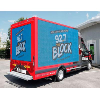 China P5 Mobile Truck LED Display 5000-8000 Nits DC5V Outdoor Advertising Screen for sale