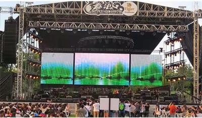 China RGB LED Display 5mm Pixel Pitch 5500Nits 320x160mm Module CE FCC ISO Certified for sale