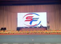 China P31.25 DIP Outdoor Full Color LED Display 1000x1000mm Cabinet 7500cd Brightness for sale