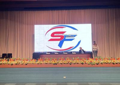 China P31.25 DIP Outdoor Full Color LED Display 1000x1000mm Cabinet 7500cd Brightness for sale
