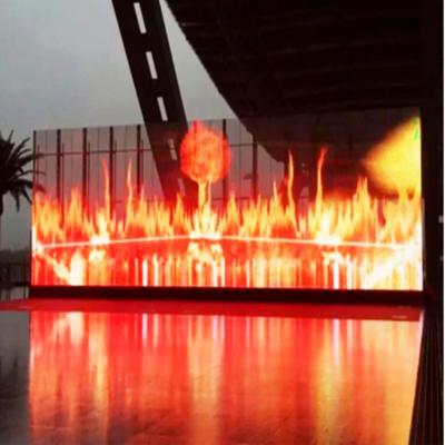 China Transparent LED Display P3.91-7.82 6.2kg Lightweight Aluminum Cabinet for Indoor Outdoor Use for sale