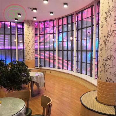 China Driving Method Transparent LED Screen Module Weight 0.2KG/PC Item Led Transparent Screen for sale