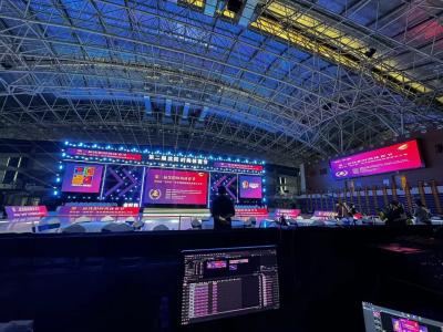 China Full Color Indoor P4 SMD LED Display Iron Cabinet 512x512mm 62500 Pixels 3 Year Warranty for sale
