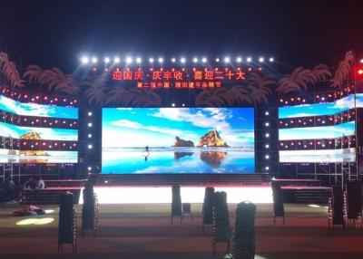 China Ultra Thin Rental Outdoor LED Screen Video Wall 25mm Pixel Pitch 1600pixels/m² for sale