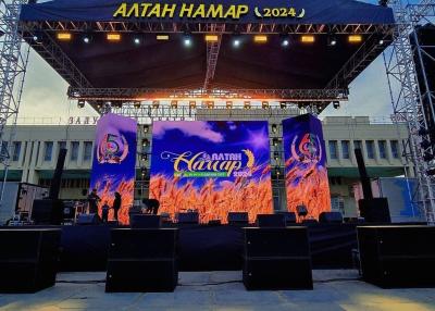 China Die-Cast Aluminum Outdoor Full Color LED Display P3 Trailer Screen IP65 7500cd Brightness for sale