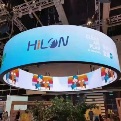China Indoor Outdoor 3.91mm Pixel Pitch 360 Degree Cylinder LED Display Screen 500x1000mm for sale