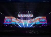 China P4 4mm Pixel Pitch Full Color LED Display Screen 62500 Pixels per sqm Indoor Soft Film for sale