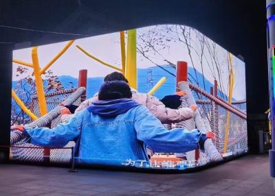 China P4 4mm Pixel Pitch Full Color LED Display Screen 62500 Pixels per sqm Indoor Soft Film for sale