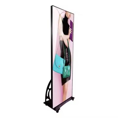 China P2.5mm 1R1G1B LED Poster Display 680x2000mm Aluminum Cabinet for Advertising for sale