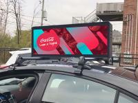 China P3 320x106dot Vehicle LED Sign Display 1R1G1B Asynchronous Control Car LED Screen for sale
