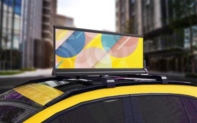 China Car LED Sign Display 96x32cm 320x106dot DC 5V with CE ROHS FCC ISO Certification for sale