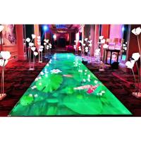 China 500x1000mm Indoor LED Dance Floor Screen 4.81mm Pixel Pitch 160° Viewing Angle for sale