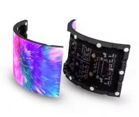 China P4 4mm Flexible LED Display Module Full Color Indoor Outdoor Video Screen 256x128mm DC5V for sale