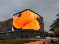 China P10 Outdoor LED Display Screen 960x960mm Fixed Billboard 6500cd Brightness for sale