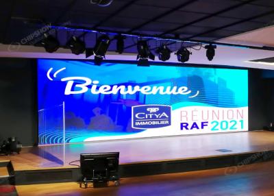 China P8 Transparent Outdoor Full Color LED Screen 768x768mm Die-Casting Aluminum Cabinet for sale