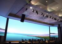 China P10 Outdoor Stadium Perimeter Full Color LED Display 320x160mm 3000Hz 10000dots/sqm for sale