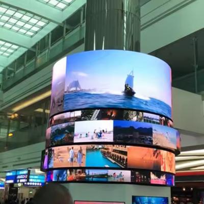 China P3.91mm 360 Degree Full Color Sphere LED Display Screen 500x1000mm Cabinet for sale