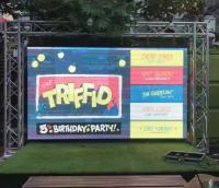 China Outdoor Full Color LED Display 500x1000mm Cabinet P3.91 5500nits Video Screen for sale